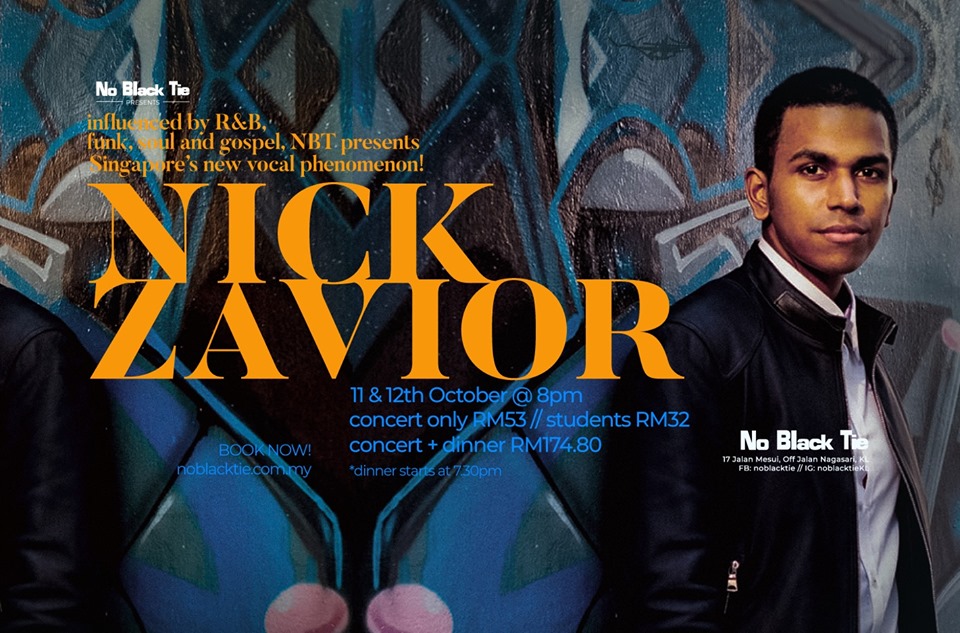 Nick Zavior Live At NBT - 11 & 12 October