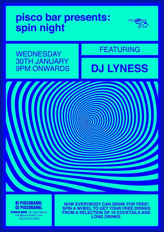 Spin Night ft DJ Lyness - 30 January