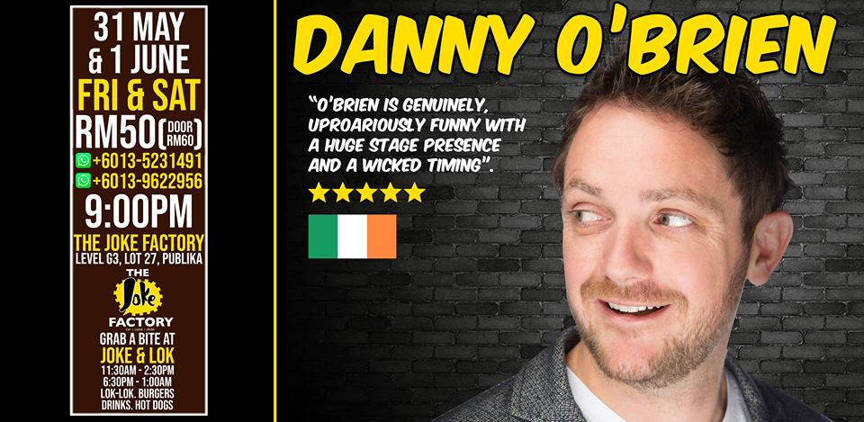 Danny O'Brien - 31 May & 1 June