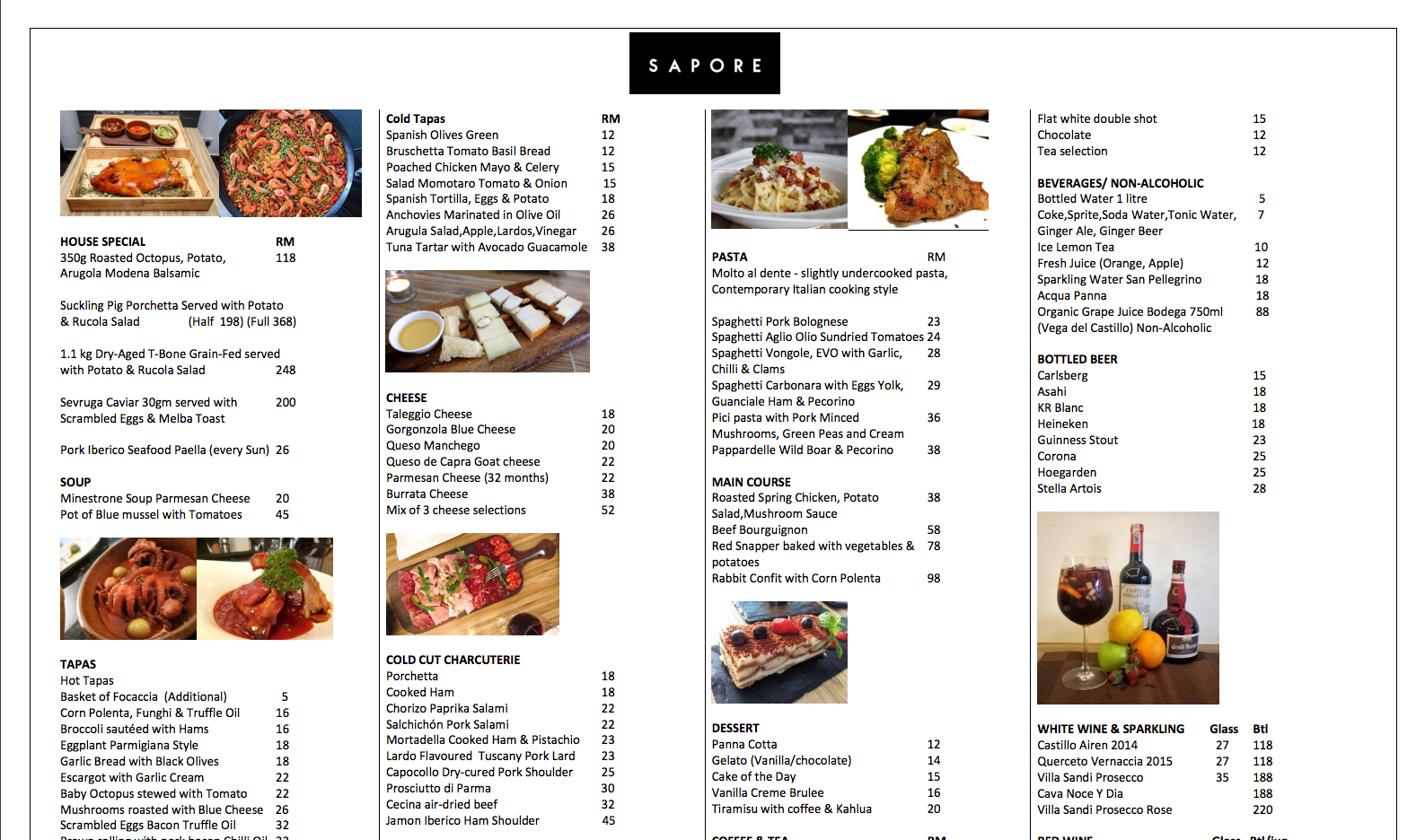 Sapore Ampang introduces new menu with 15% discount (T&C apply)